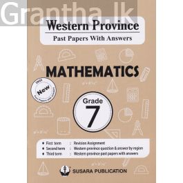 Western Province Past Papers With Answers - Mathematics Grade 7 - Susara
